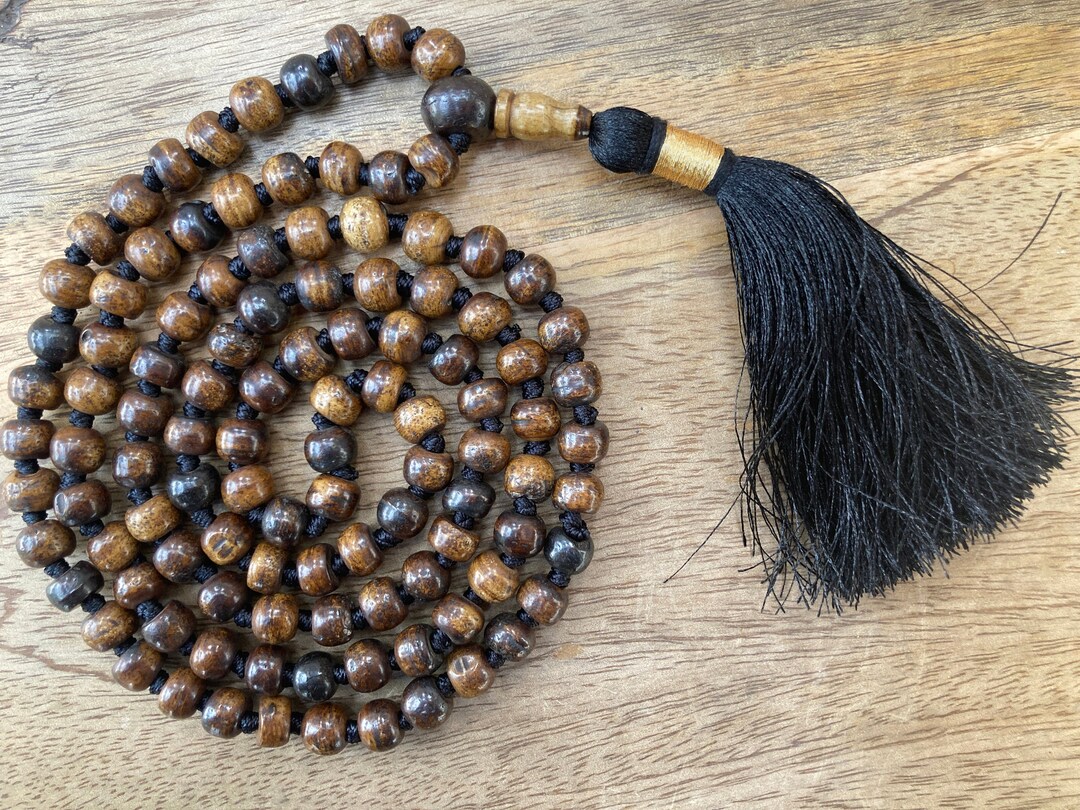 Brown Yak Bone Skull Mala, Meditation Mala , Mala for Godess Kali ...