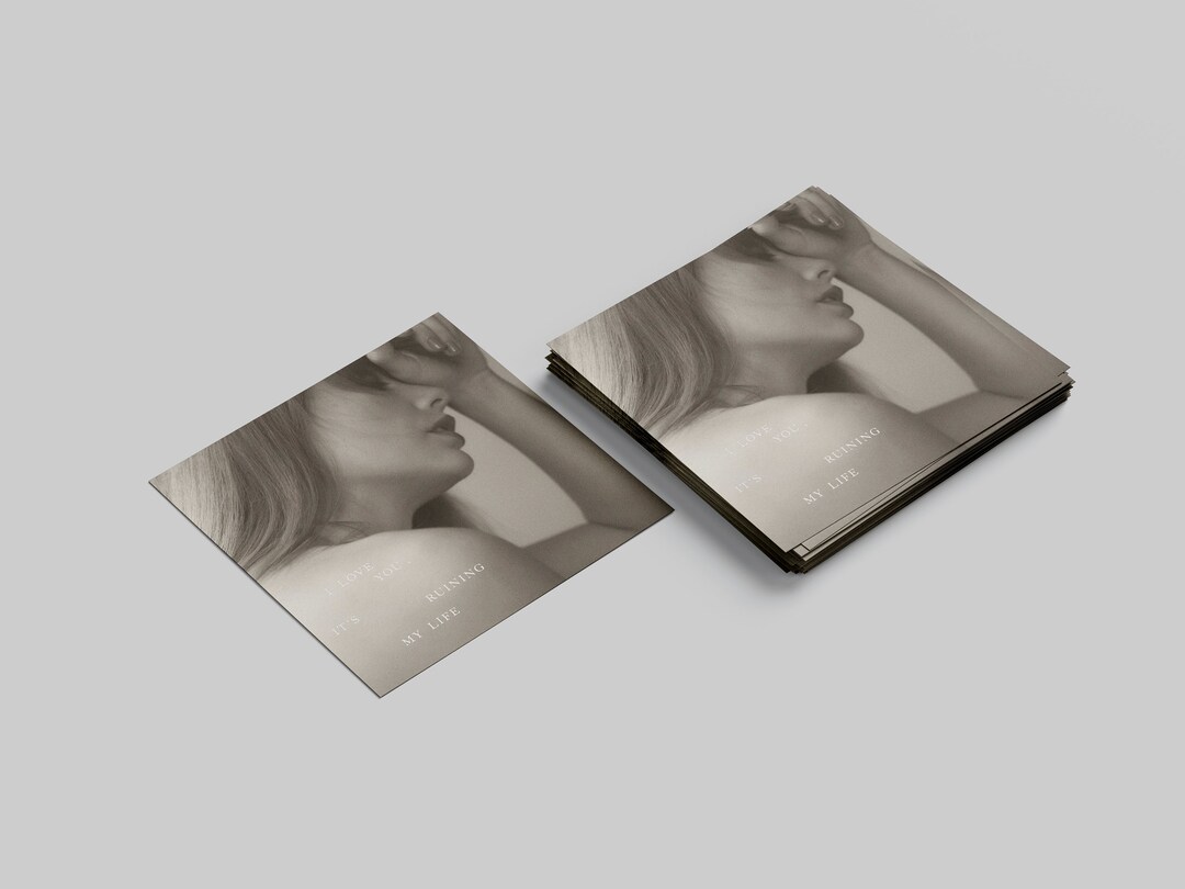 Taylor Swift the Tortured Poets Department Album Poster I Love You It's ...