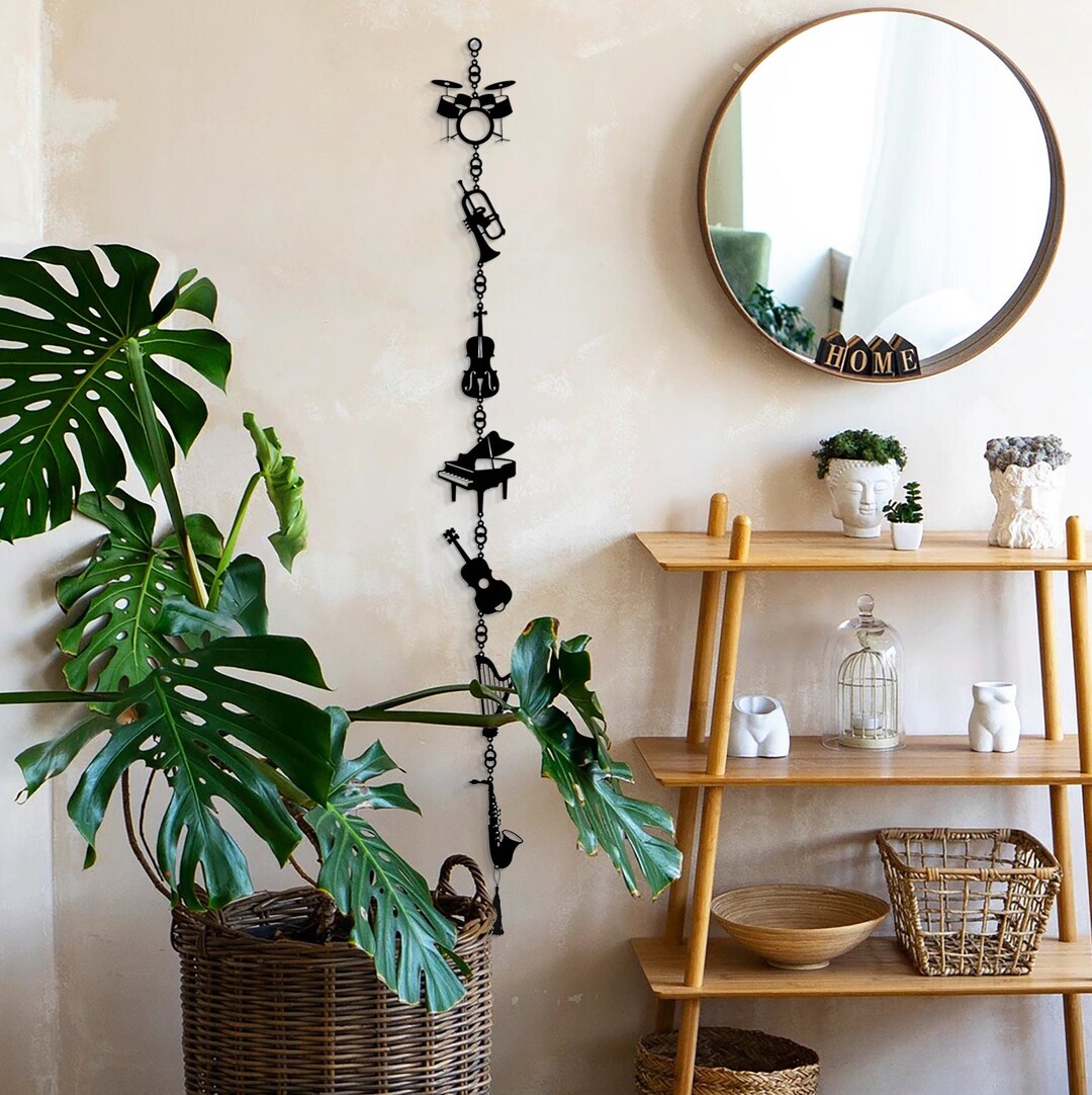 Metal Wall Decor Musical Instruments - Wall Art, Gifts for Musician ...