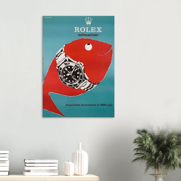 Rolex Wall Art - Etsy