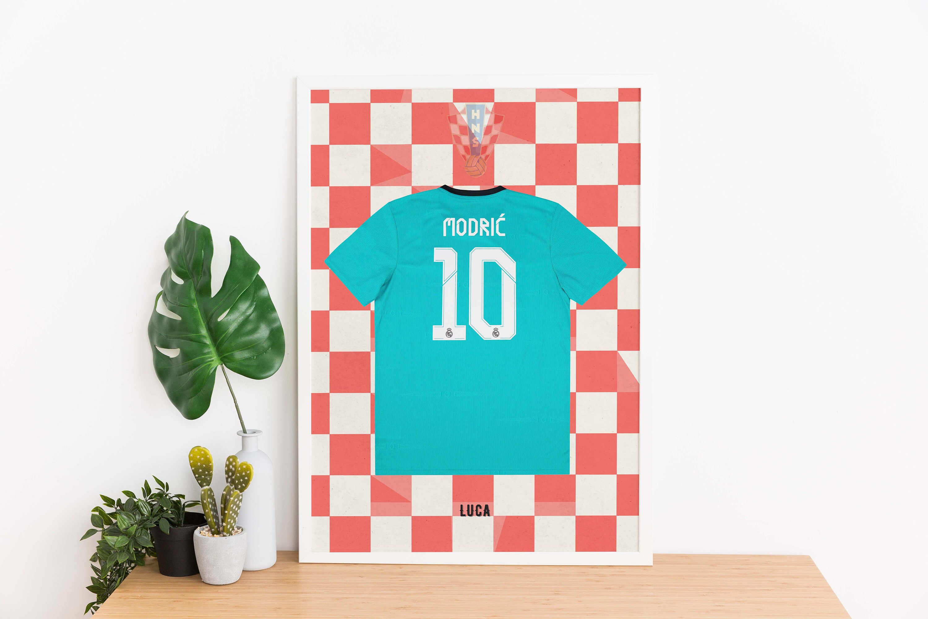 Luca Modric Jersey, Photo Poster, Thermal Print, Football Legends, High ...