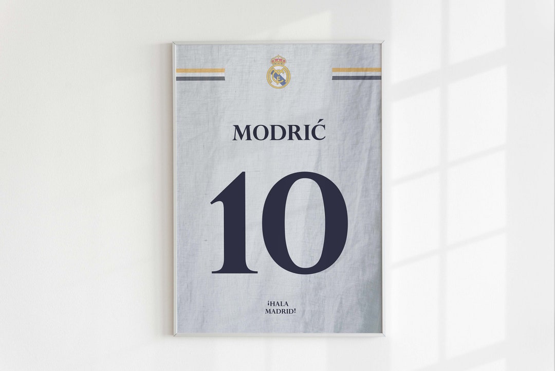 Luka Modric, Madrid, Football Wall Mural, Photorealistic Thermal Print ...