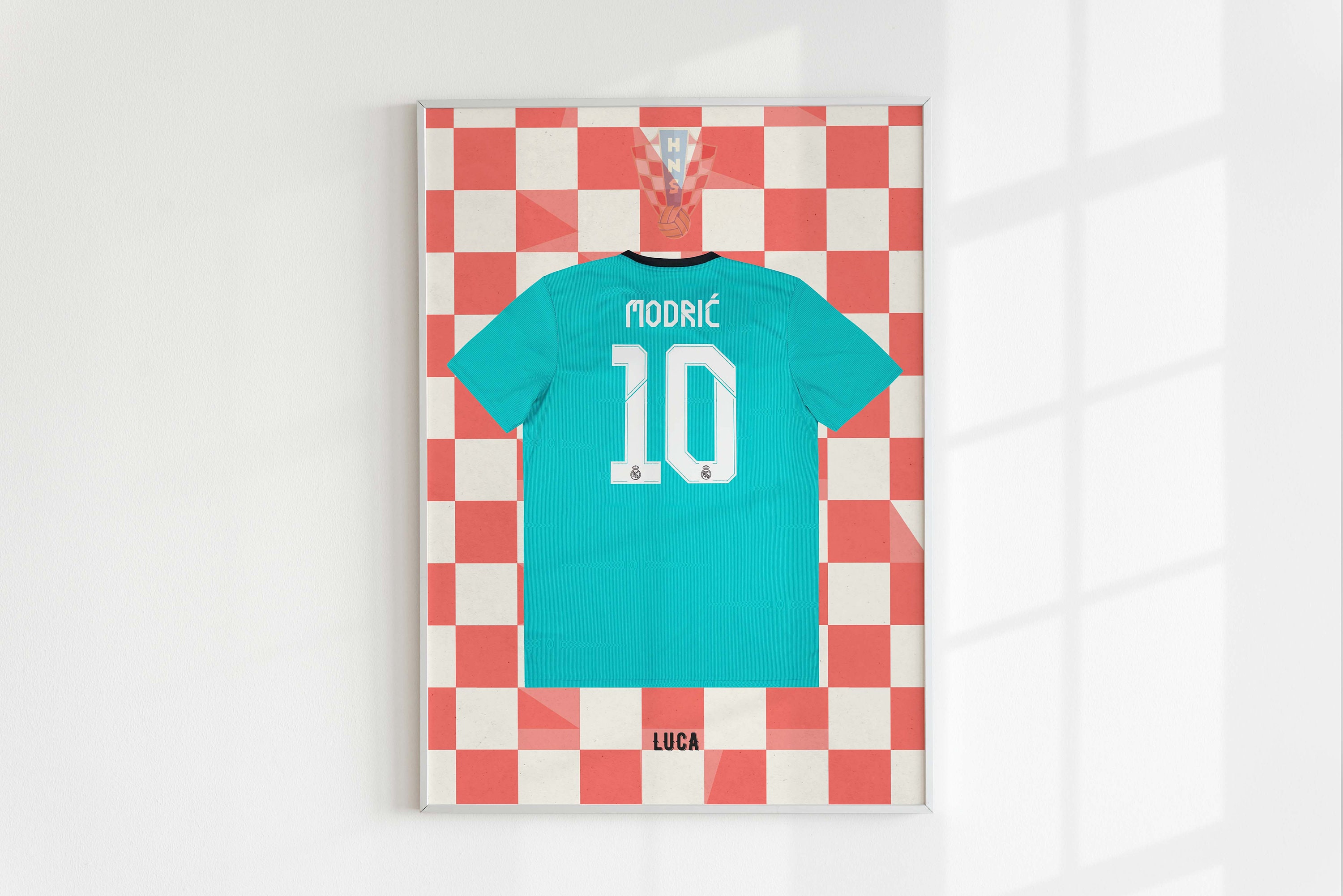Luca Modric Jersey, Photo Poster, Thermal Print, Football Legends, High ...