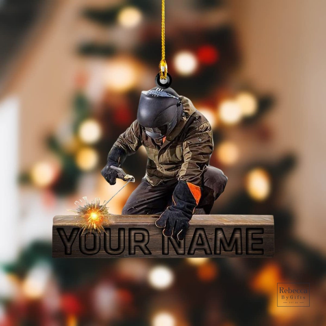 Welder Ornament Welding Ornament Gift Welder Christmas - Etsy