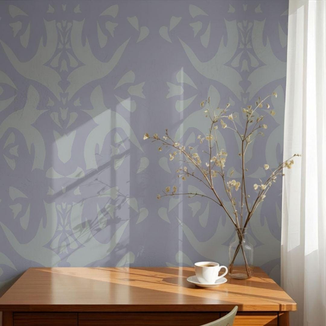 Sensory Friendly Wallpaper | Low Contrast Vintage Peel and Stick - Etsy