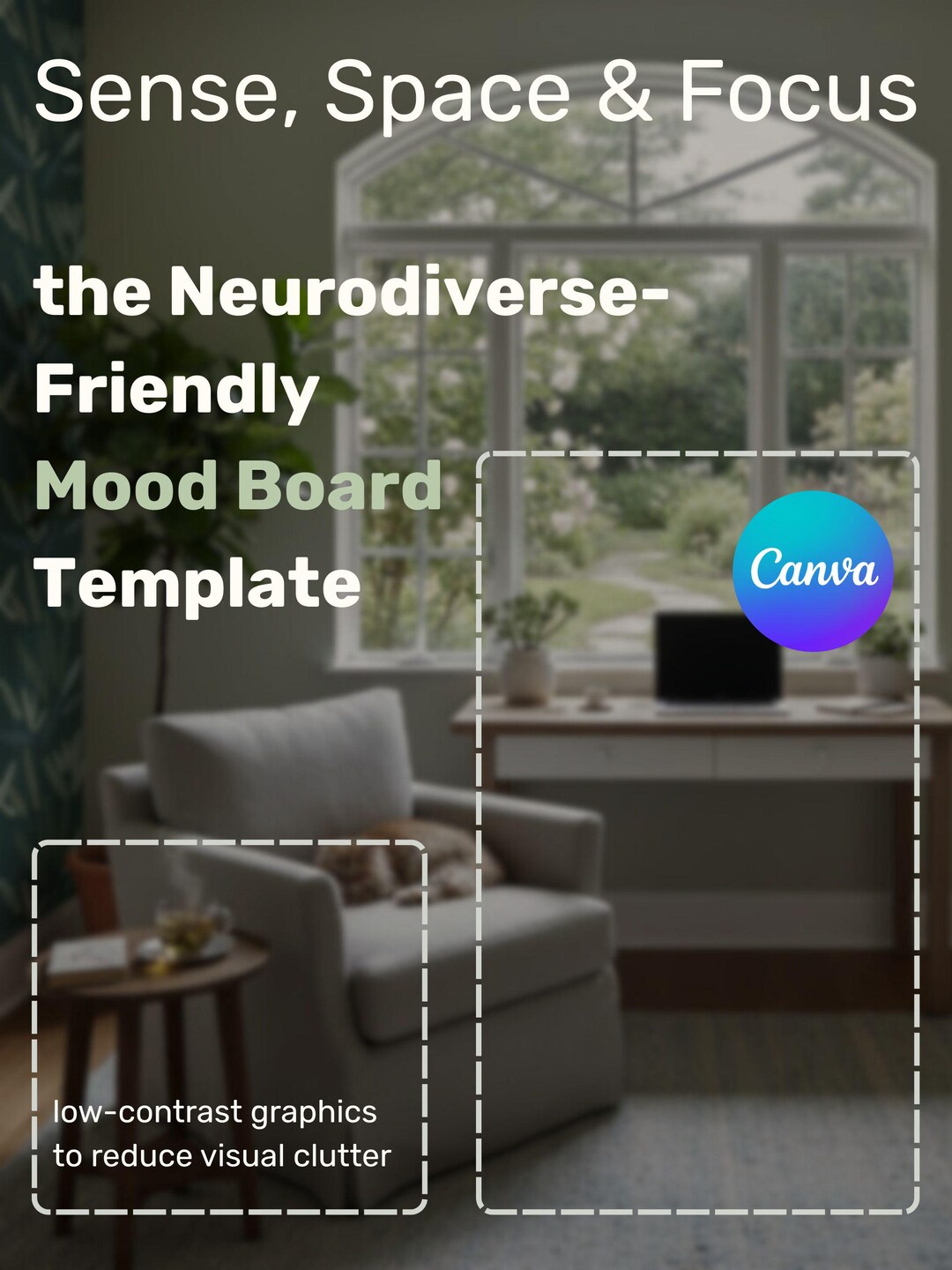 Neurodiverse-friendly Interior Design Mood Board Template | Sensory ...