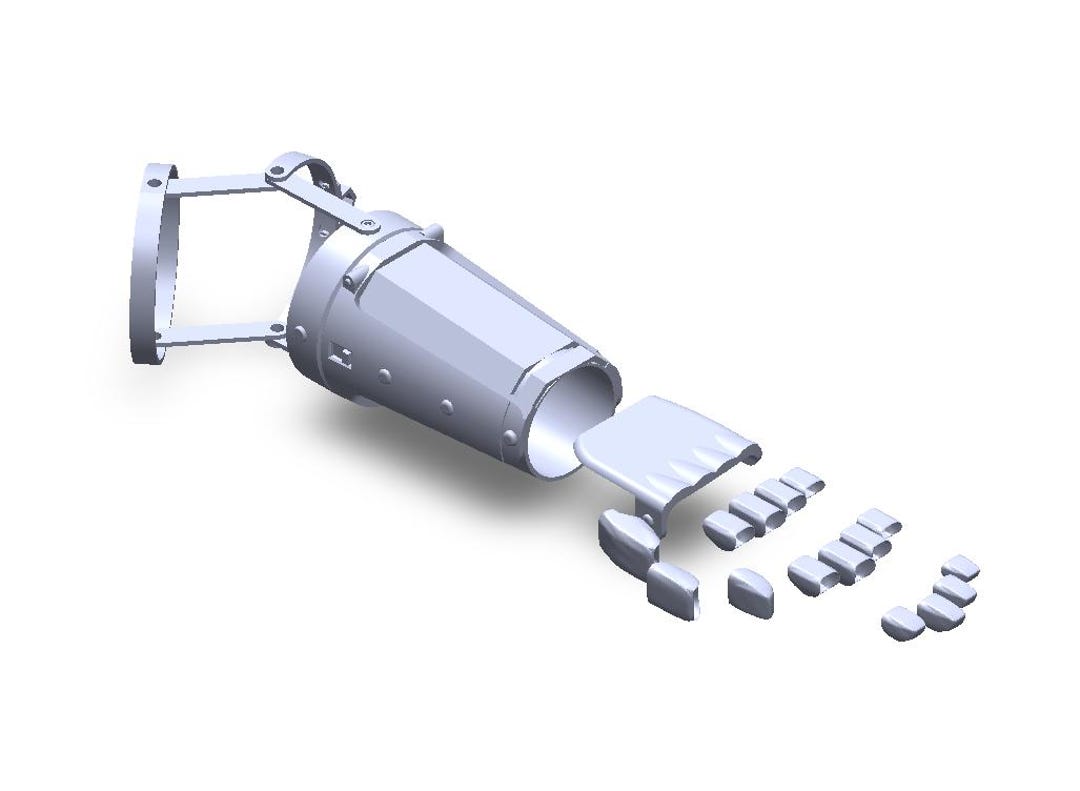 Guts Berserk Mechanical Arm STL for Cosplay - Etsy