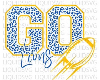 Lions Svg Png Bundle, Go Lions Football, Lions Mascot Svg, Lions Pride Svg - Etsy