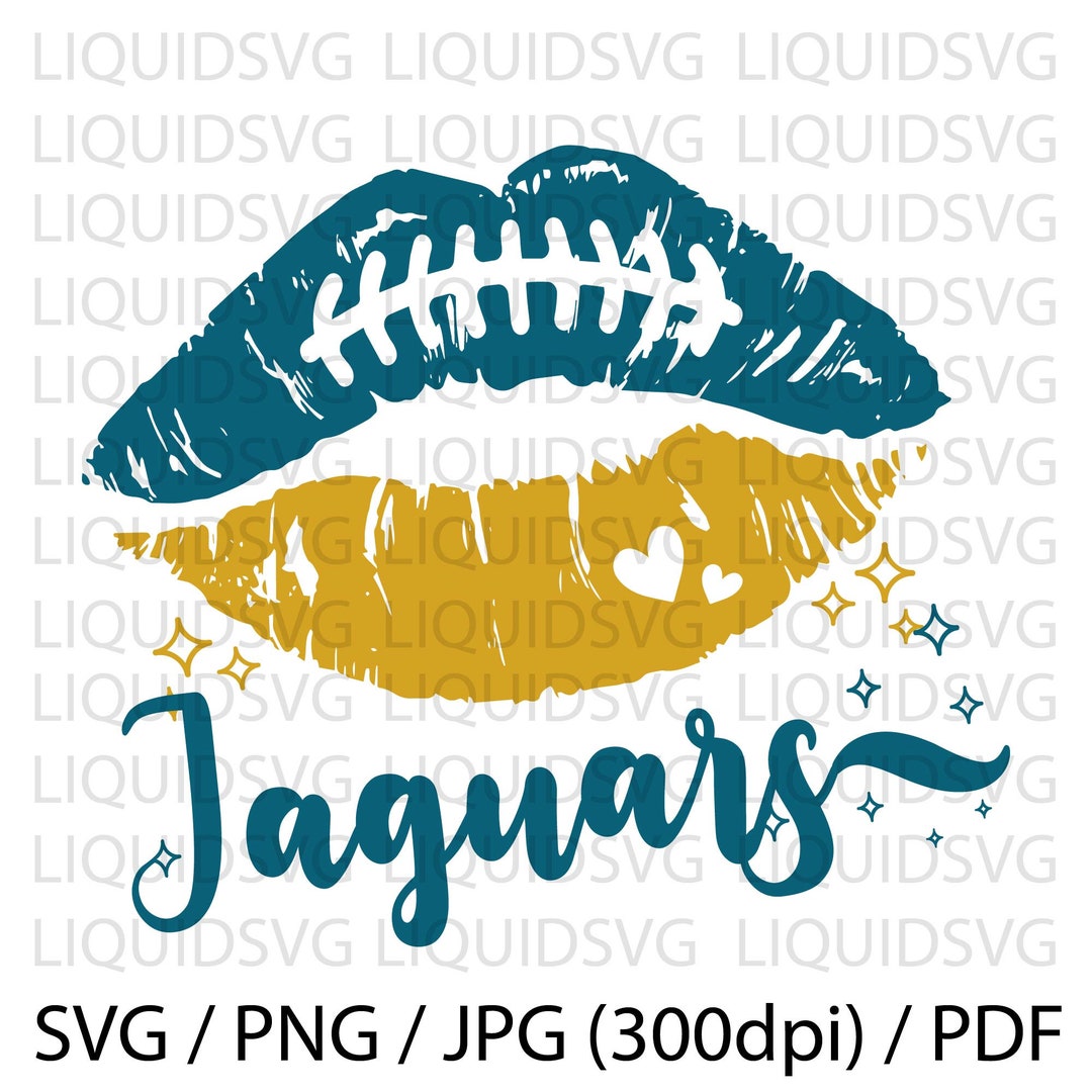 Jaguars Svg Jaguars Football Lips SVG Football Team Lips SVG Jaguars ...