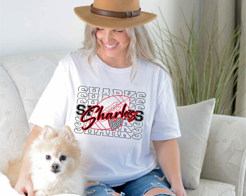 Sharks SVG Shark Svg Sharks Svg Football Svg Football Mascot,game Day ...
