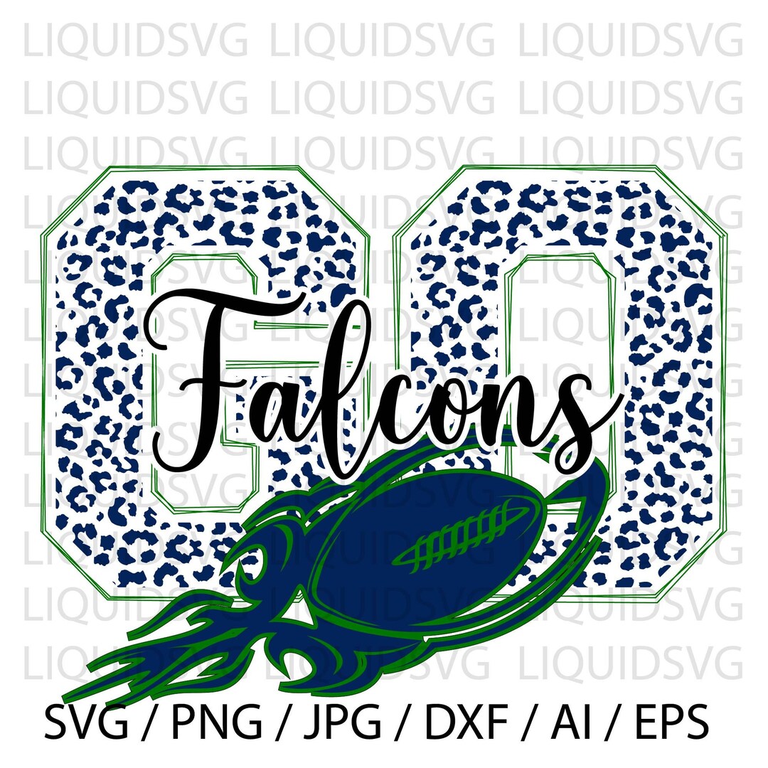 Go Falcons Svg Falcon Svg Falcons Leopard Svg Falcons Football Svg ...
