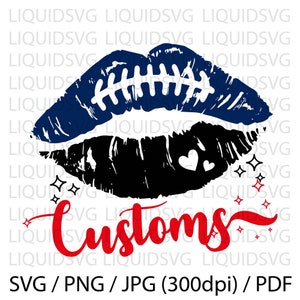 49ers Svg,49ers Football Lips Svg,football Team Lips Svg,49ers Cheer ...