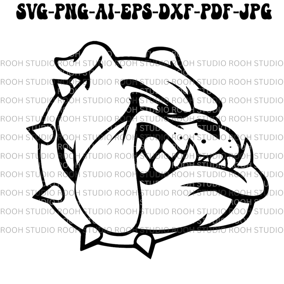 Bulldog Svg Bulldogs Svg Bulldog Mascot Svg Team Mascot Svg School Mascot Sports Mascot,college ...