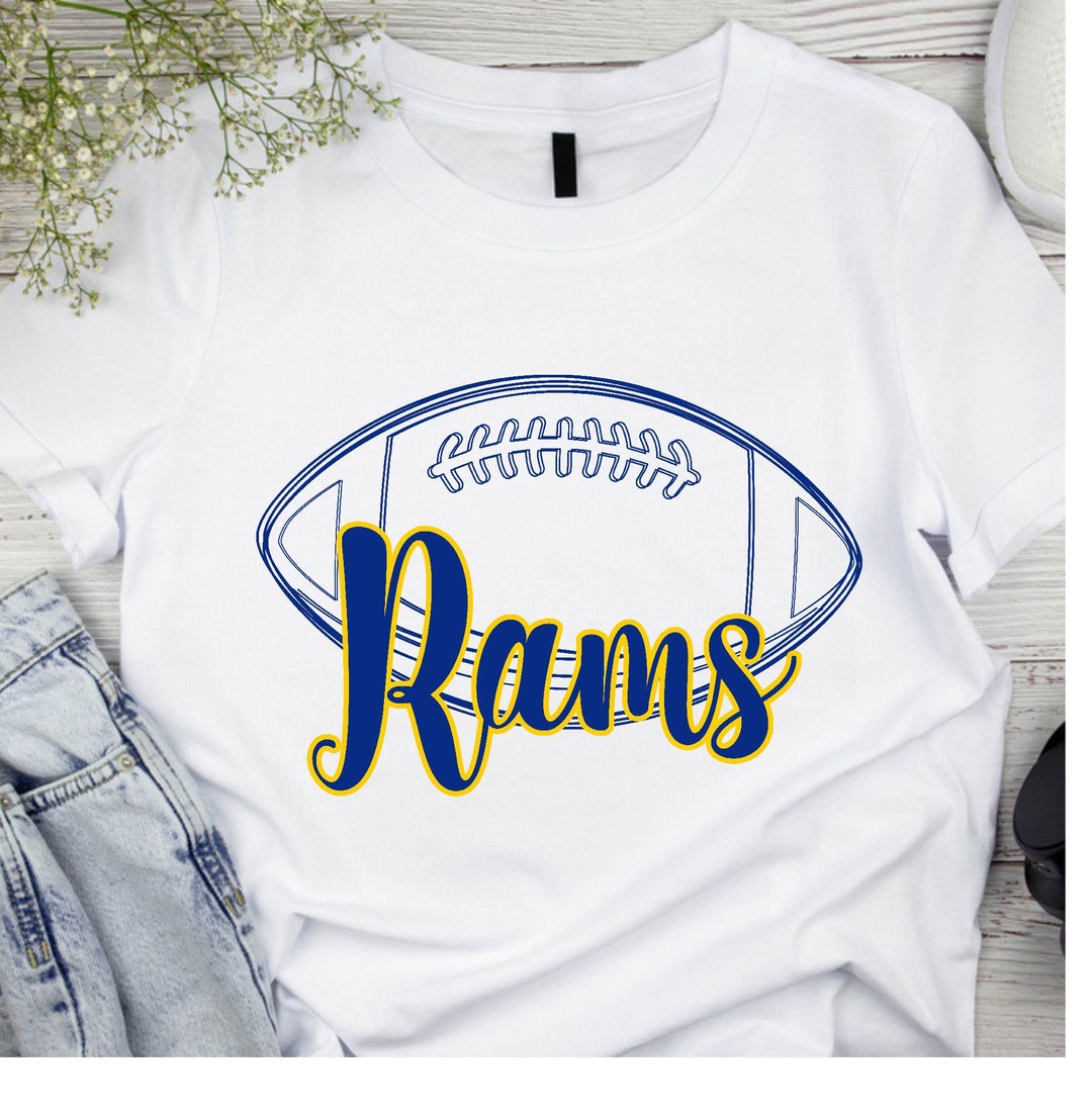 Rams SVG Rams Football Svg Go Rams Svg Rams Tshirt Svg Ram Svg Rams ...