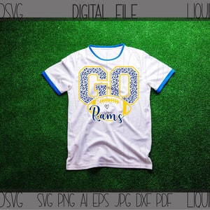 Go Rams Svg Ram Svg Rams Leopard Svg Rams Football Svg Rams Leopard ...