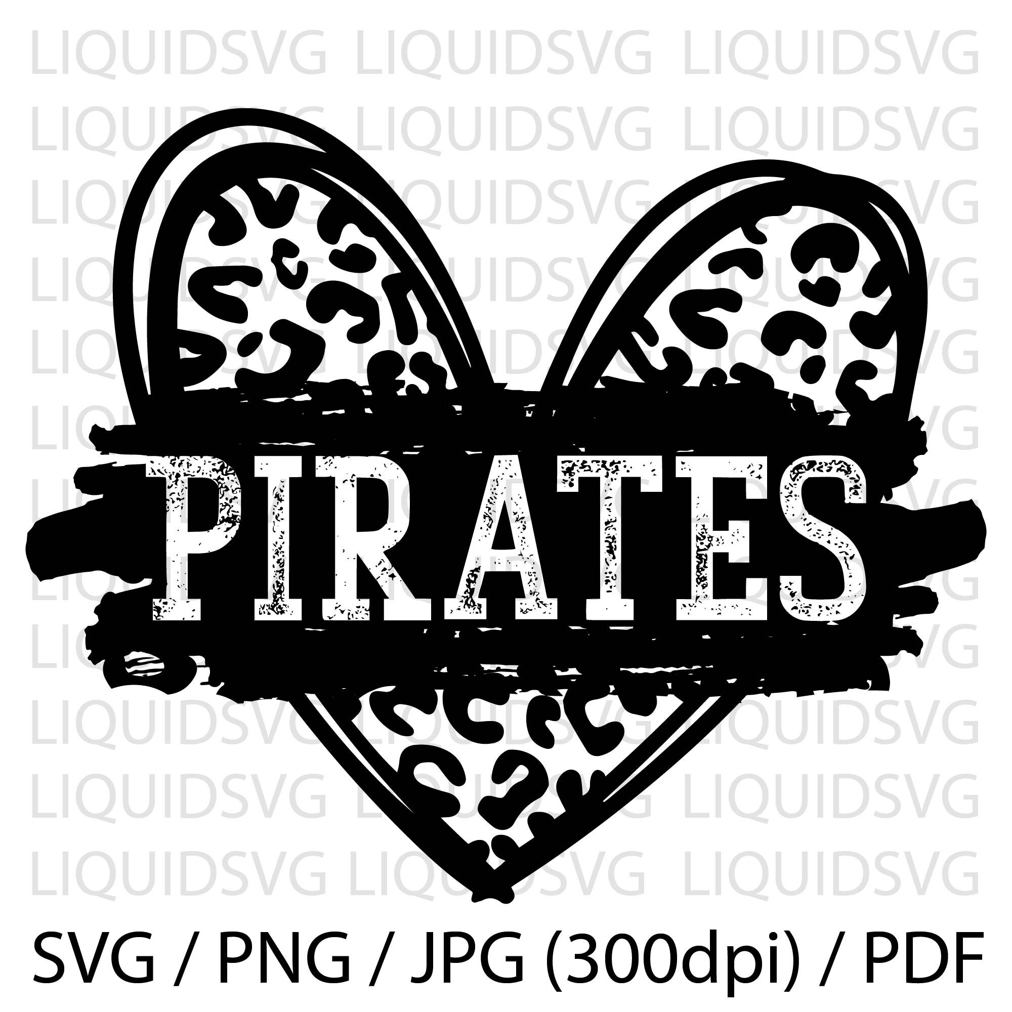 Pirates SVG Pirates Football Svg Pirates Leopard Patch Svg Pirates ...