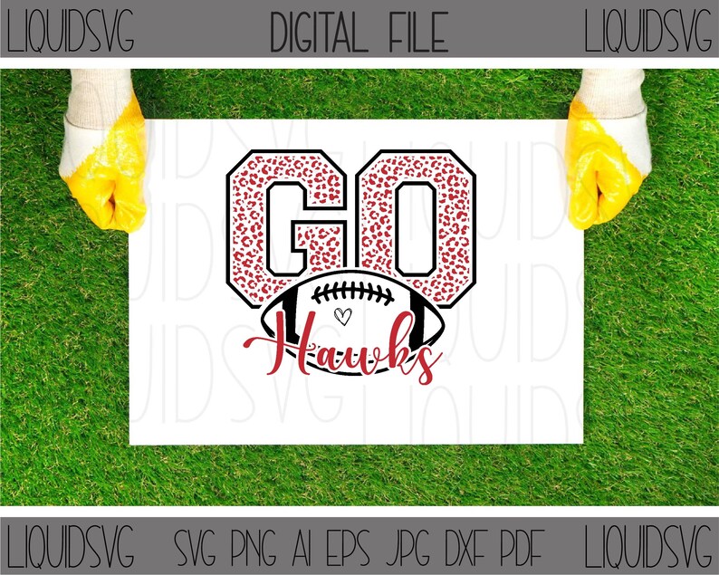 Go Hawks Svg Hawk Svg Hawks Leopard Svg Hawks Football Svg Hawks ...