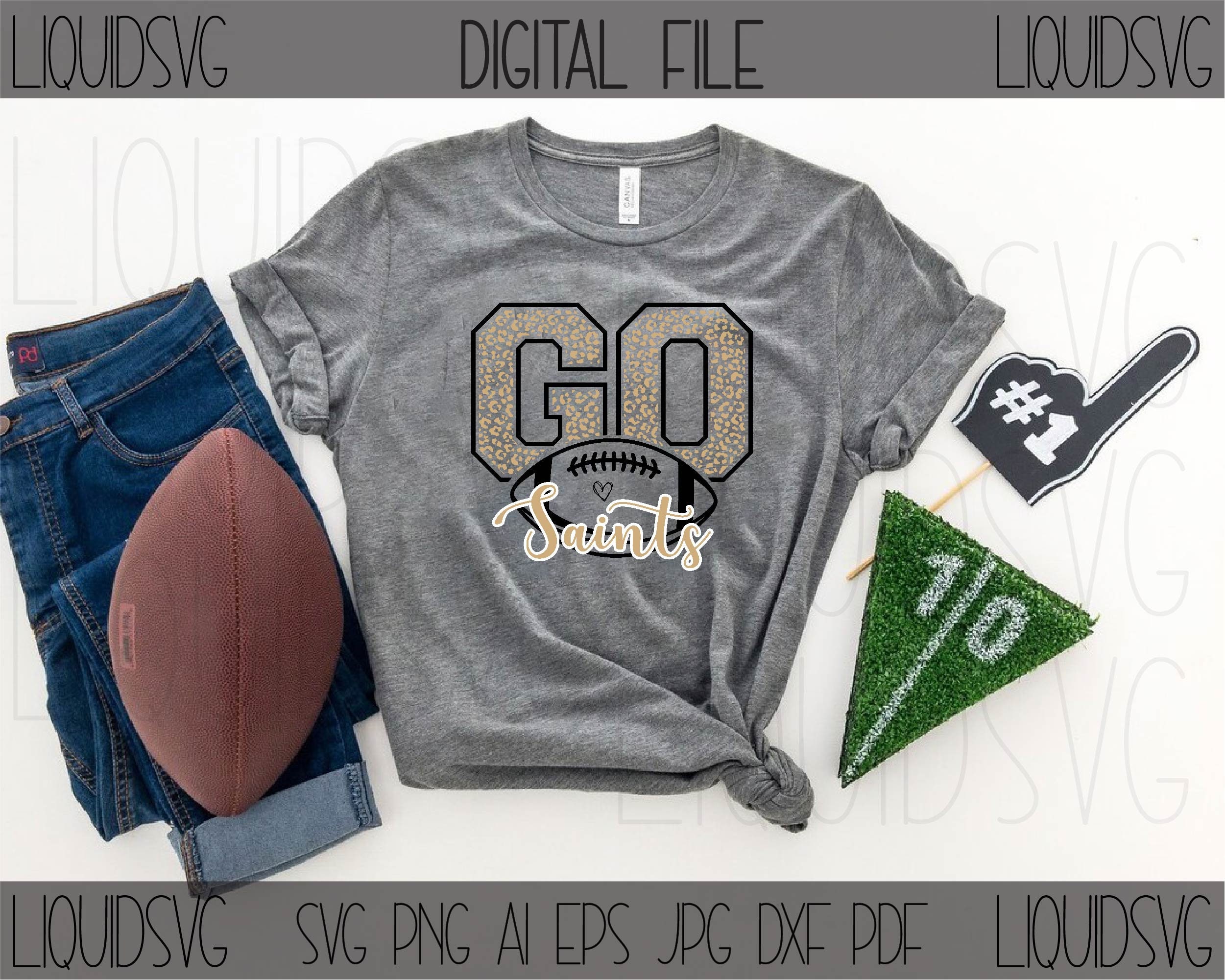 Go Saints Svg Saint Svg Saints Leopard Svg Saints Football Svg Saints ...