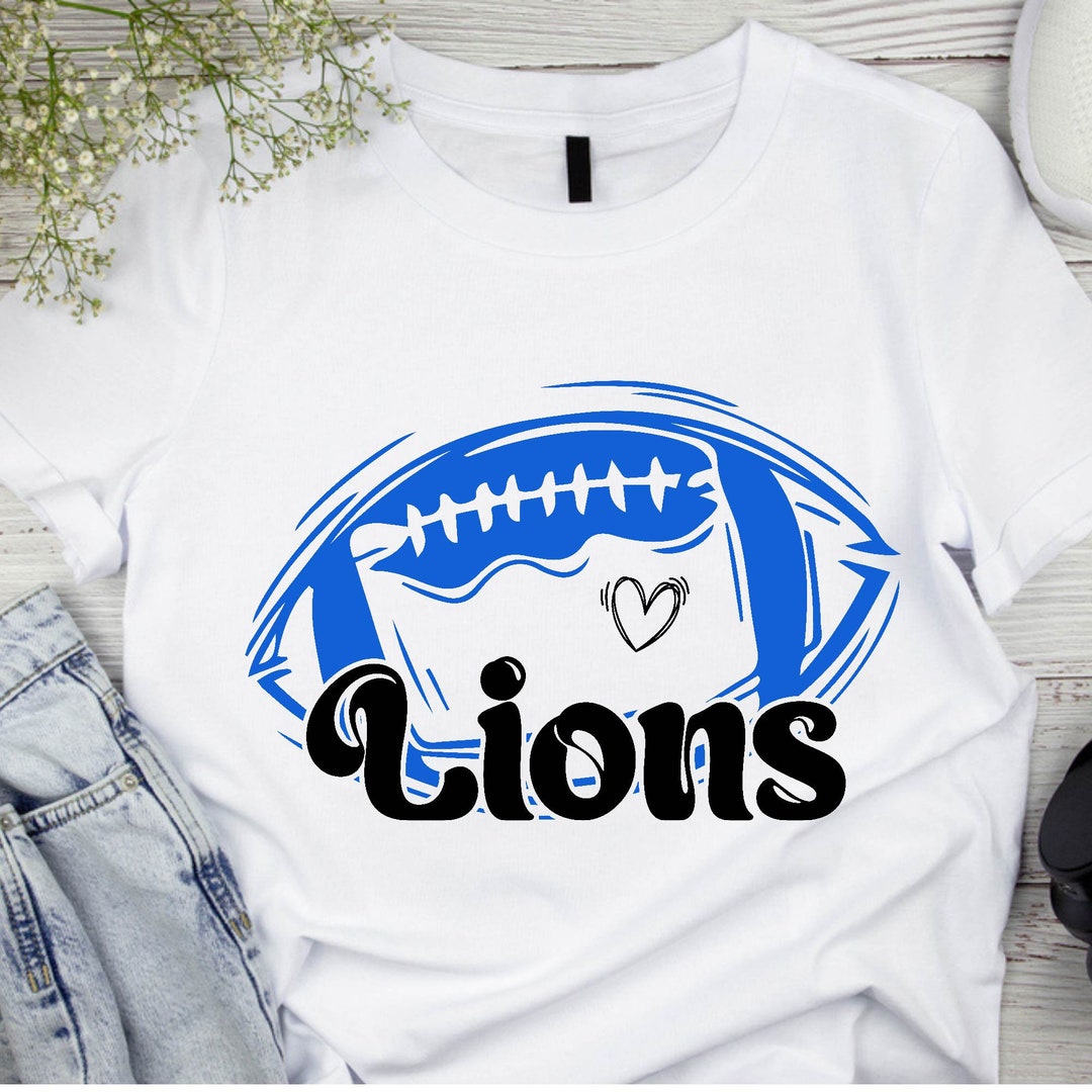 Lions SVG Lion Svg Lions Svg Football Svg Football Mascot,game Day Svg ...