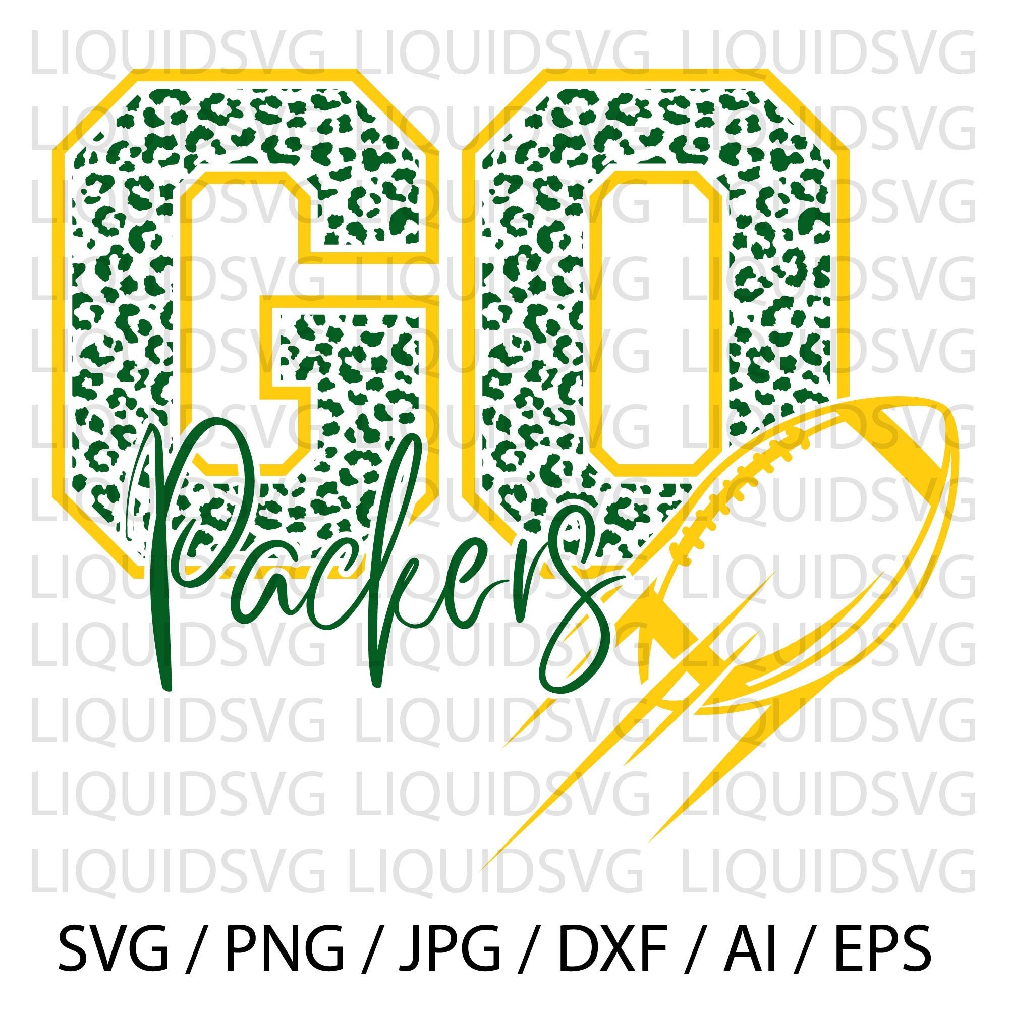 Go Packers Svg Packer Svg Packers Leopard Svg Packers Football - Etsy