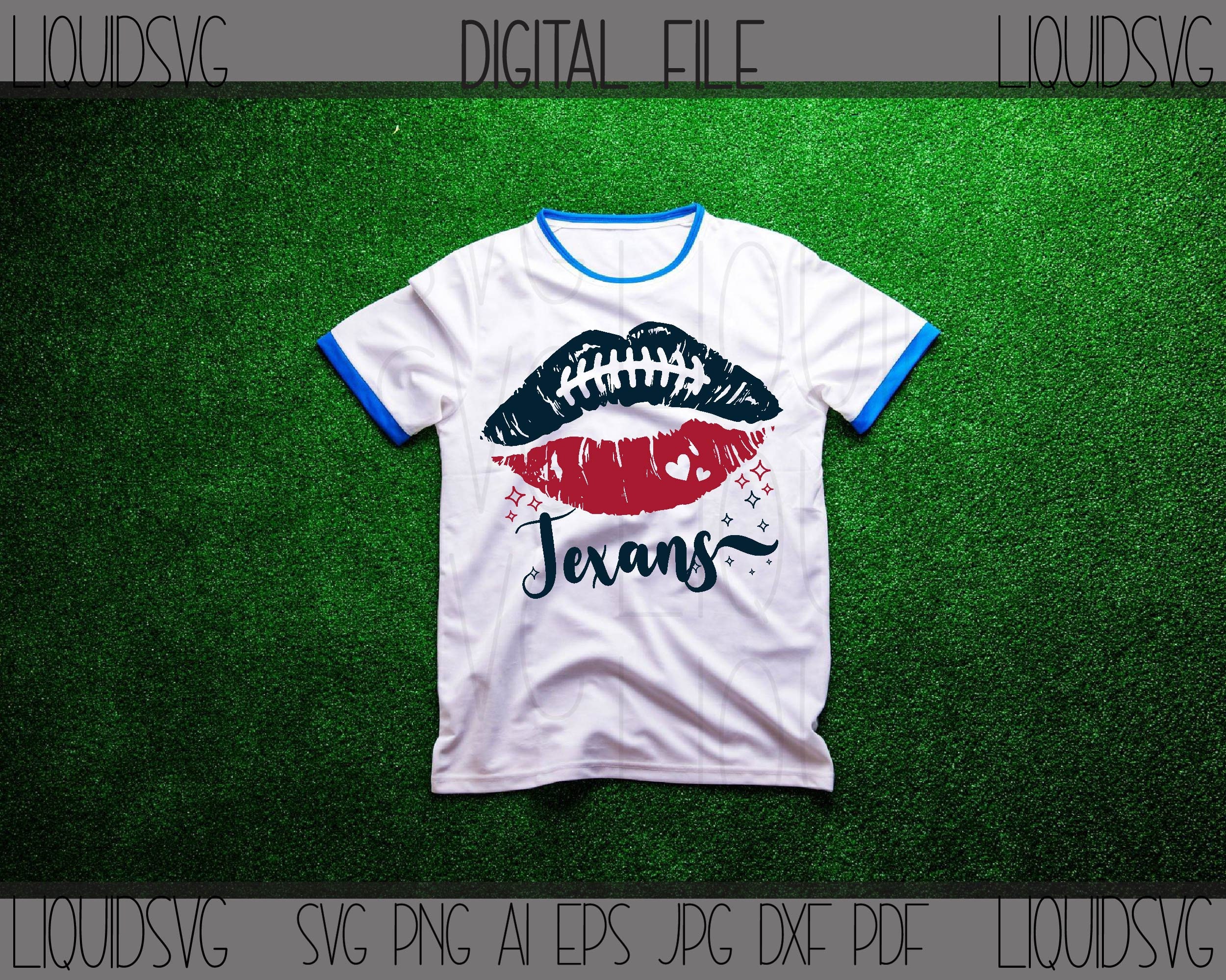 Texans Svg Texans Football Lips SVG Football Team Lips SVG Texans Cheer ...