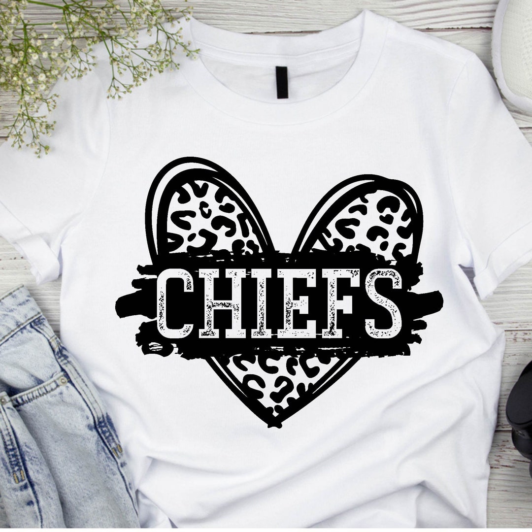 Chiefs SVG Chiefs Football Svg Chiefs Leopard Patch Svg Chiefs Heart ...