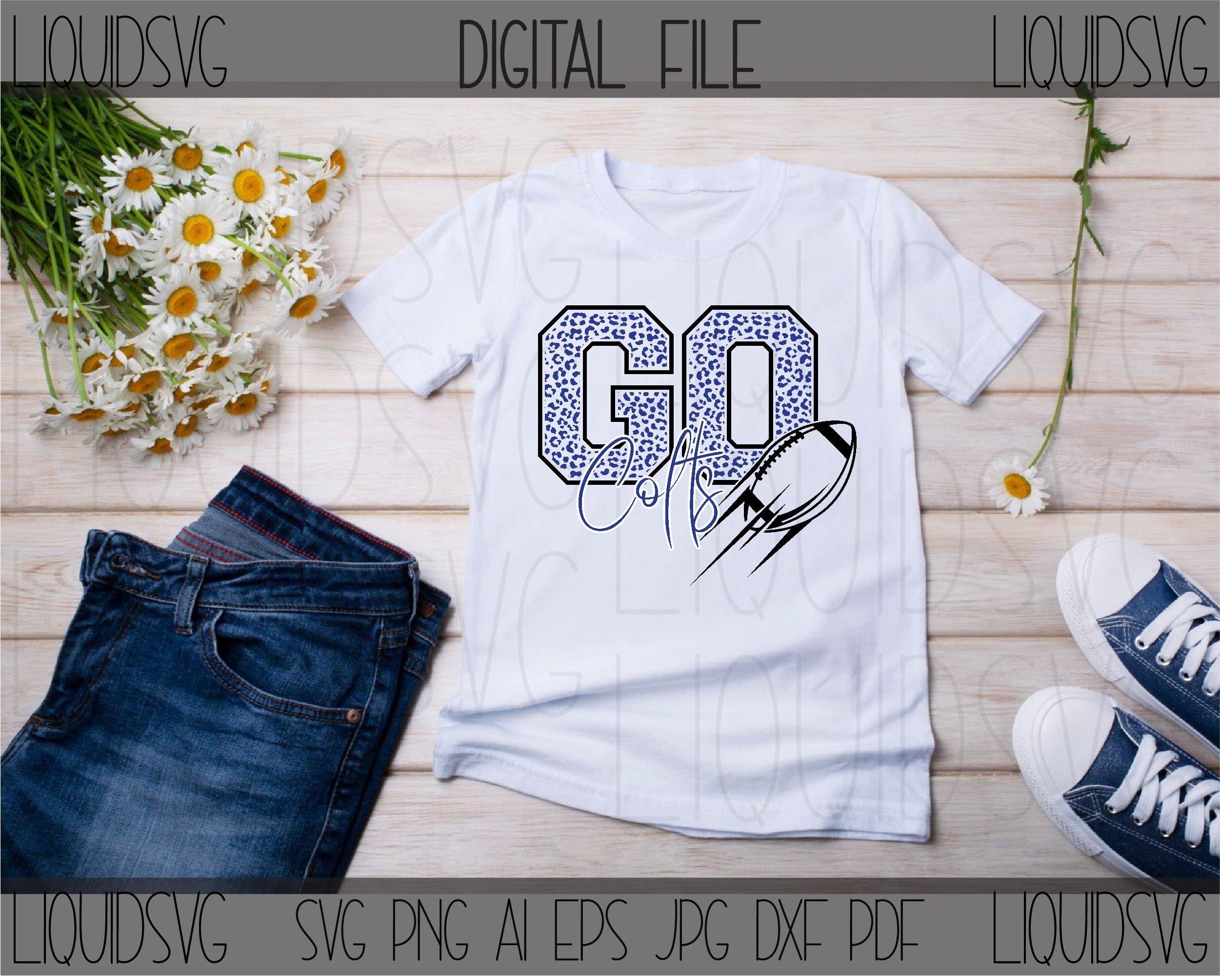 Go Colts svg Colt svg Colts Leopard svg Colts fútbol svg Colts - Etsy ...