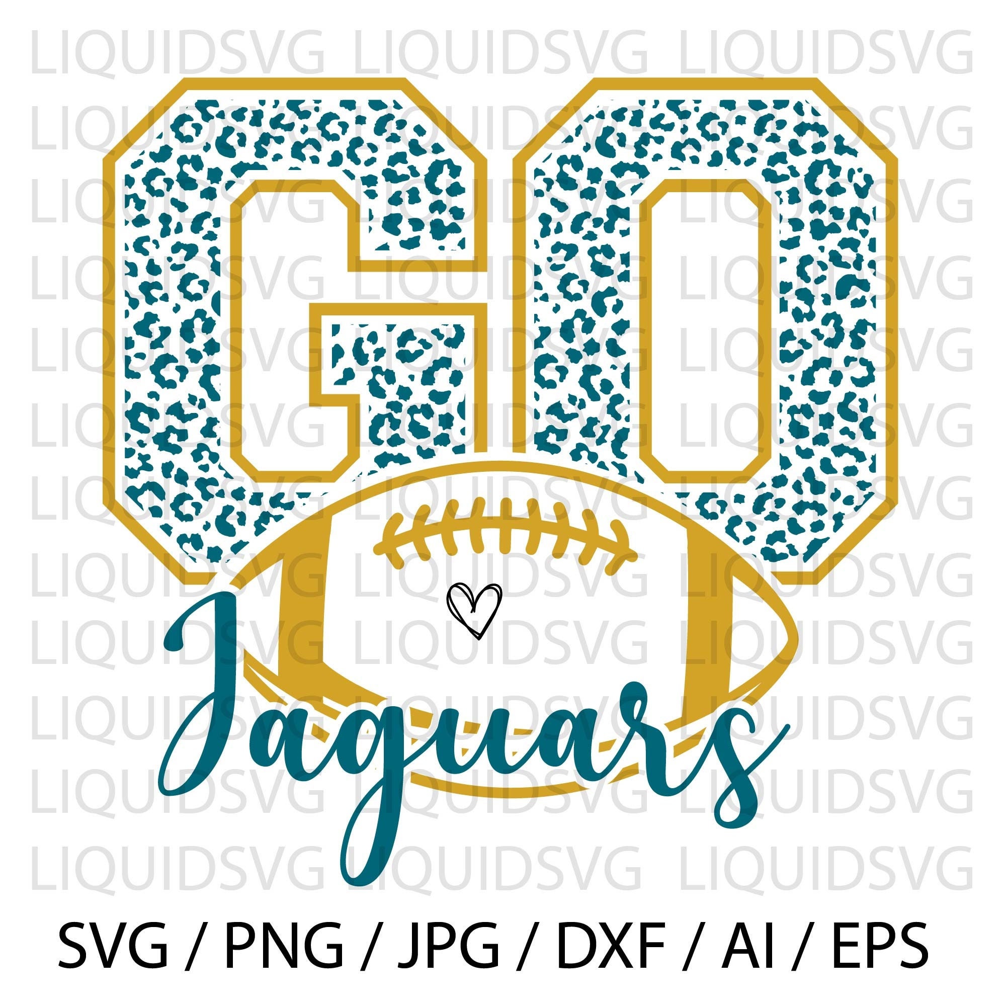 Go Jaguars Football SVG Jaguars Svg Go Leopard Jaguars Svg - Etsy