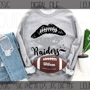 Raiders Svg Raiders Football Lips SVG Football Team Lips SVG Raiders ...
