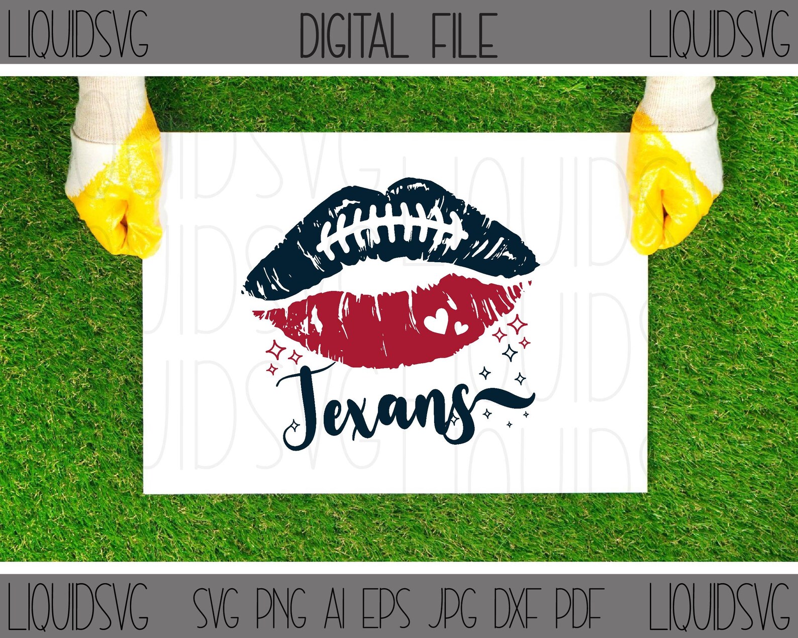 Texans Svg Texans Football Lips SVG Football Team Lips SVG Texans Cheer ...