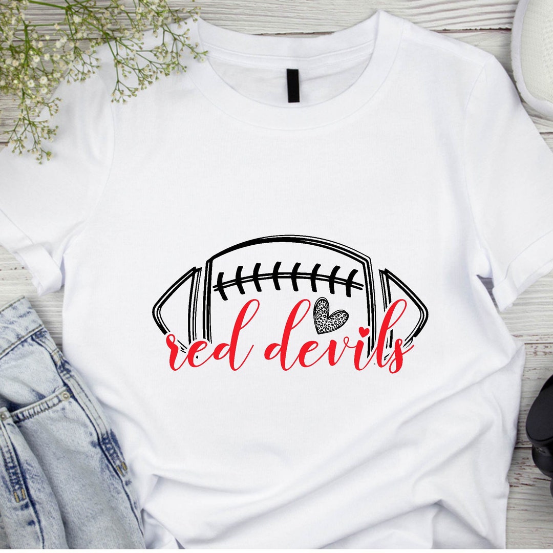 Red Devils SVG Red Devil Svg Red Devils Svg Football Svg Football ...