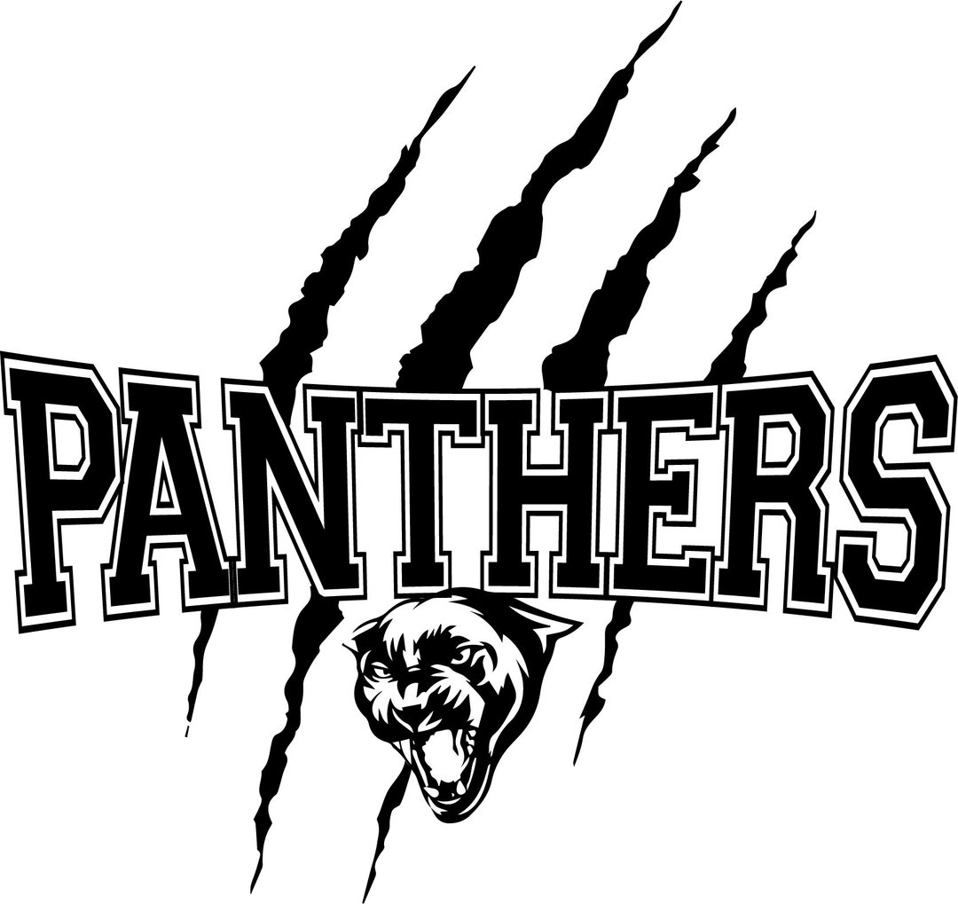 Panthers Mascot SVG, Claws Scratch Design (digital Cut File) - Etsy