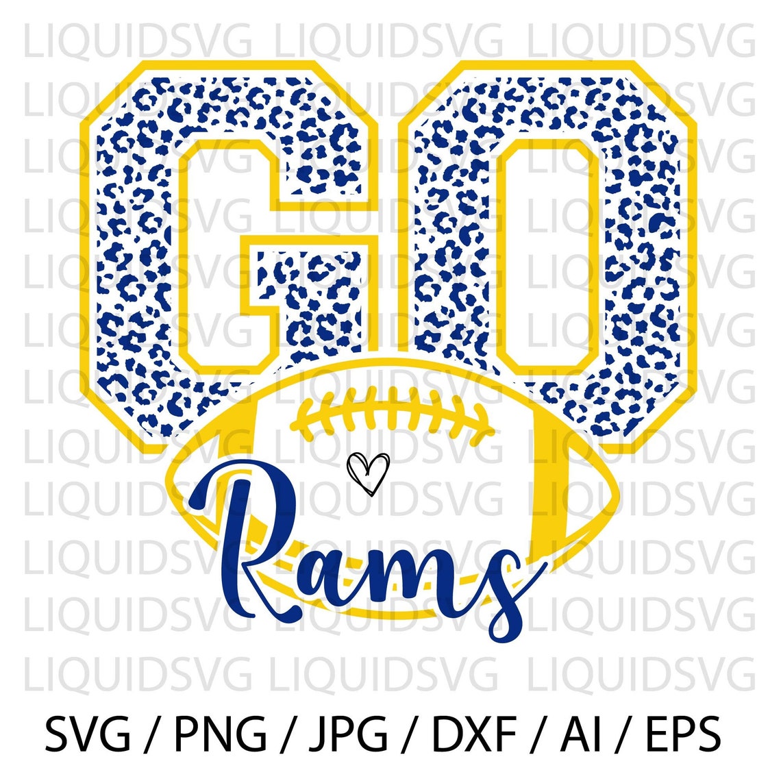 Go Rams Svg Ram Svg Rams Leopard Svg Rams Football Svg Rams - Etsy