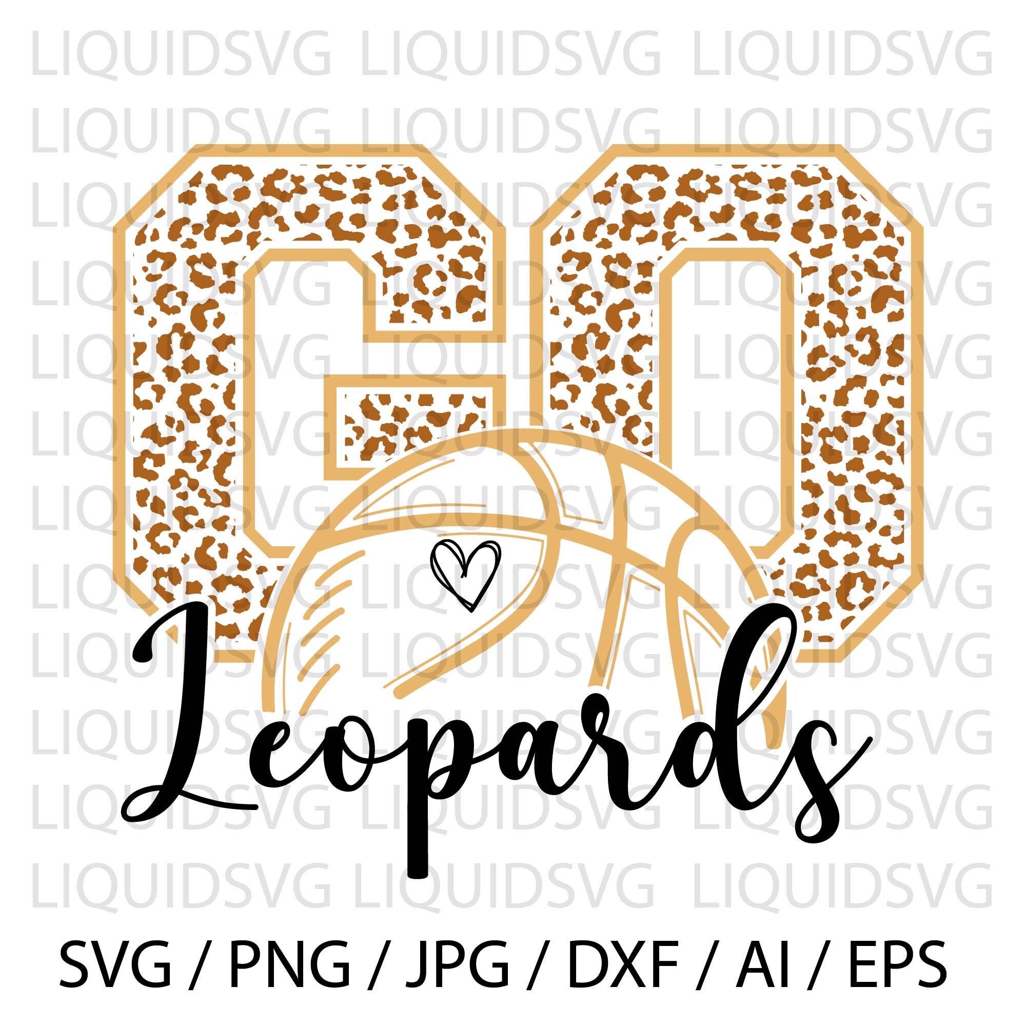 Go Leopards Basketball SVG Leopards Svg Go Leopard Leopards - Etsy