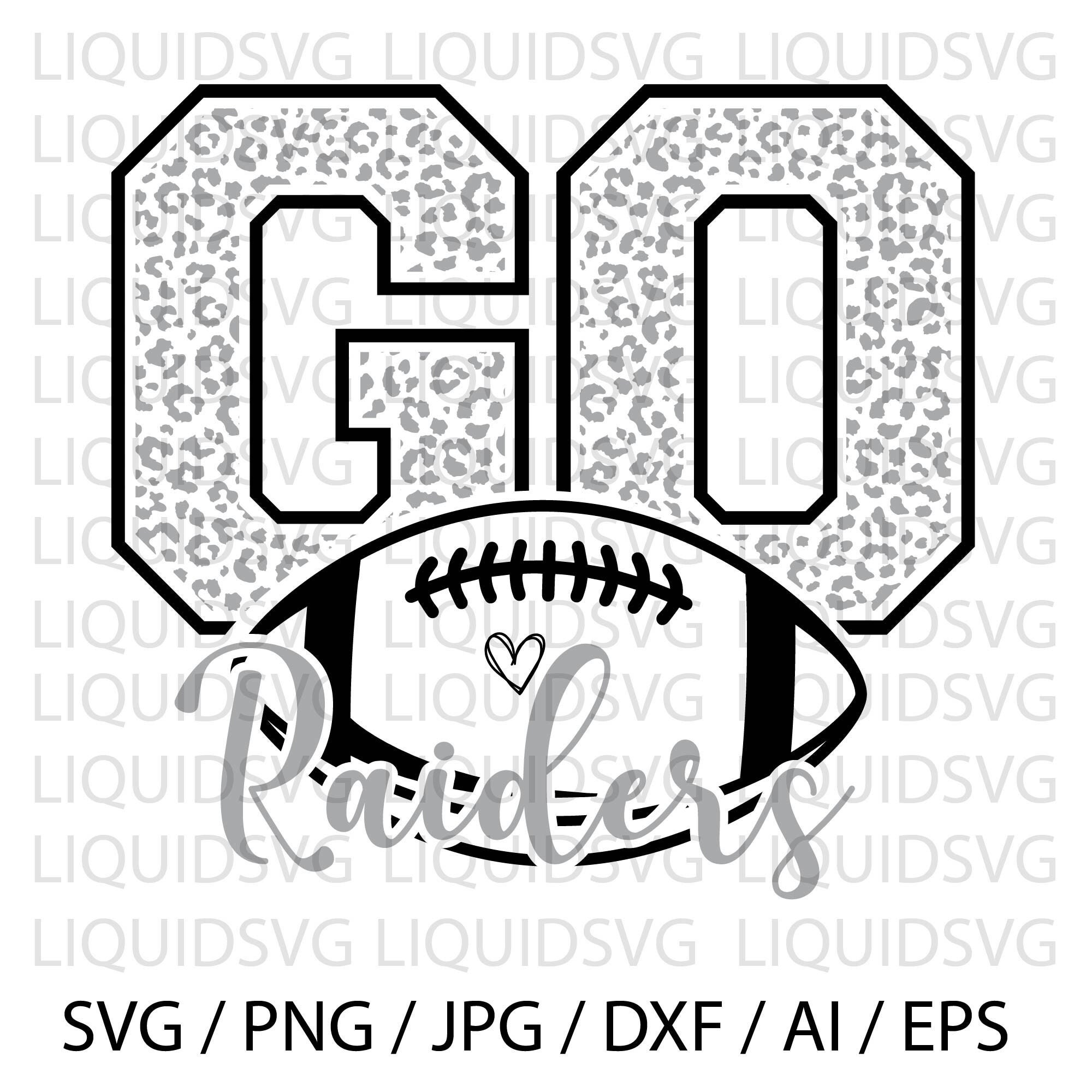 Go Raiders Svg Raider Svg Raiders Leopard Svg Raiders Football - Etsy