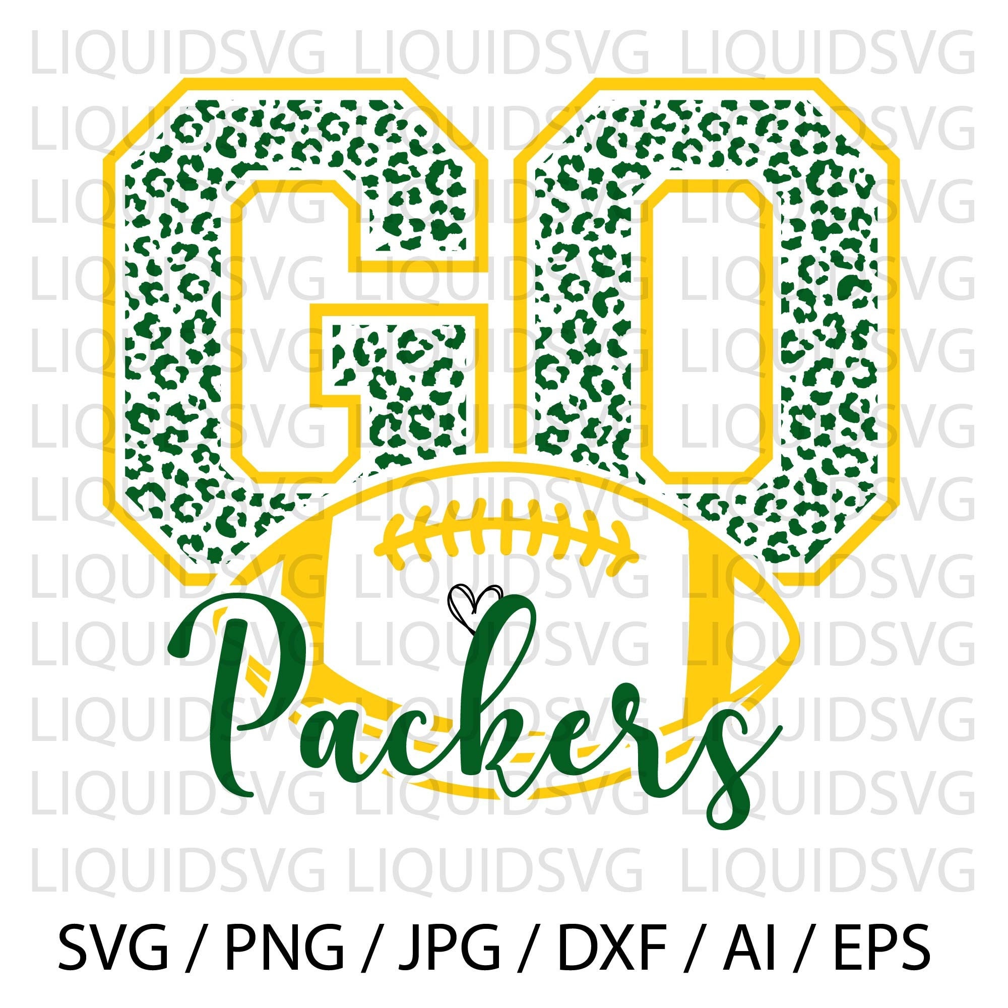 Go Packers Svg Packer Svg Packers Leopard Svg Packers Football - Etsy