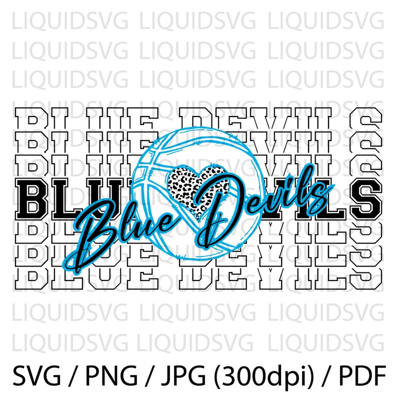 Blue Devils SVG Blue Devil Svg Blue Devils Svg Basketball Svg ...