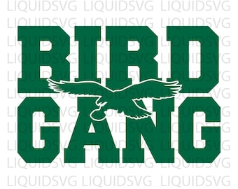 Bird Gang Eagle SVG PNG Football Eagles Philly Retro Philadelphia ...