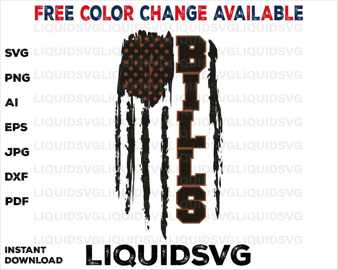 Bills SVG Bills Football Svg Bills Flag Svg Bills Cheer Svg Bill Svg ...