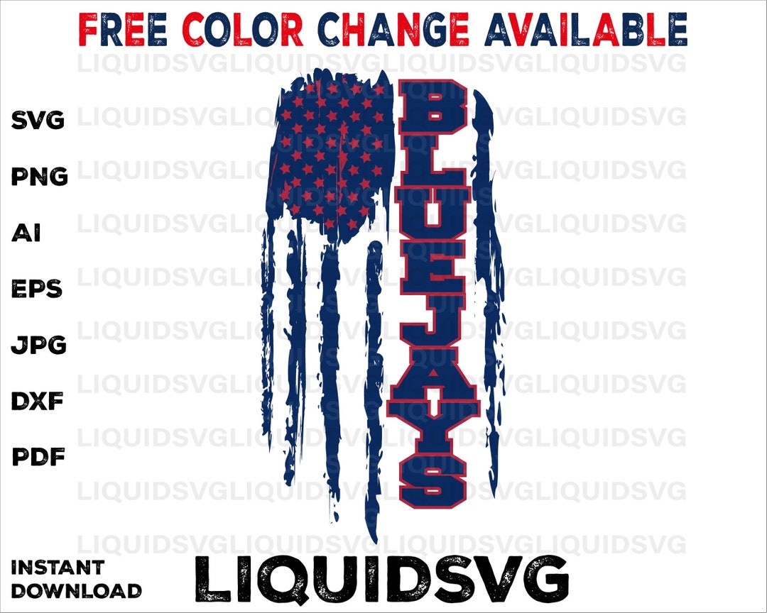 Bluejays SVG Bluejays Football Svg Bluejays Flag Svg Bluejays Cheer Svg ...