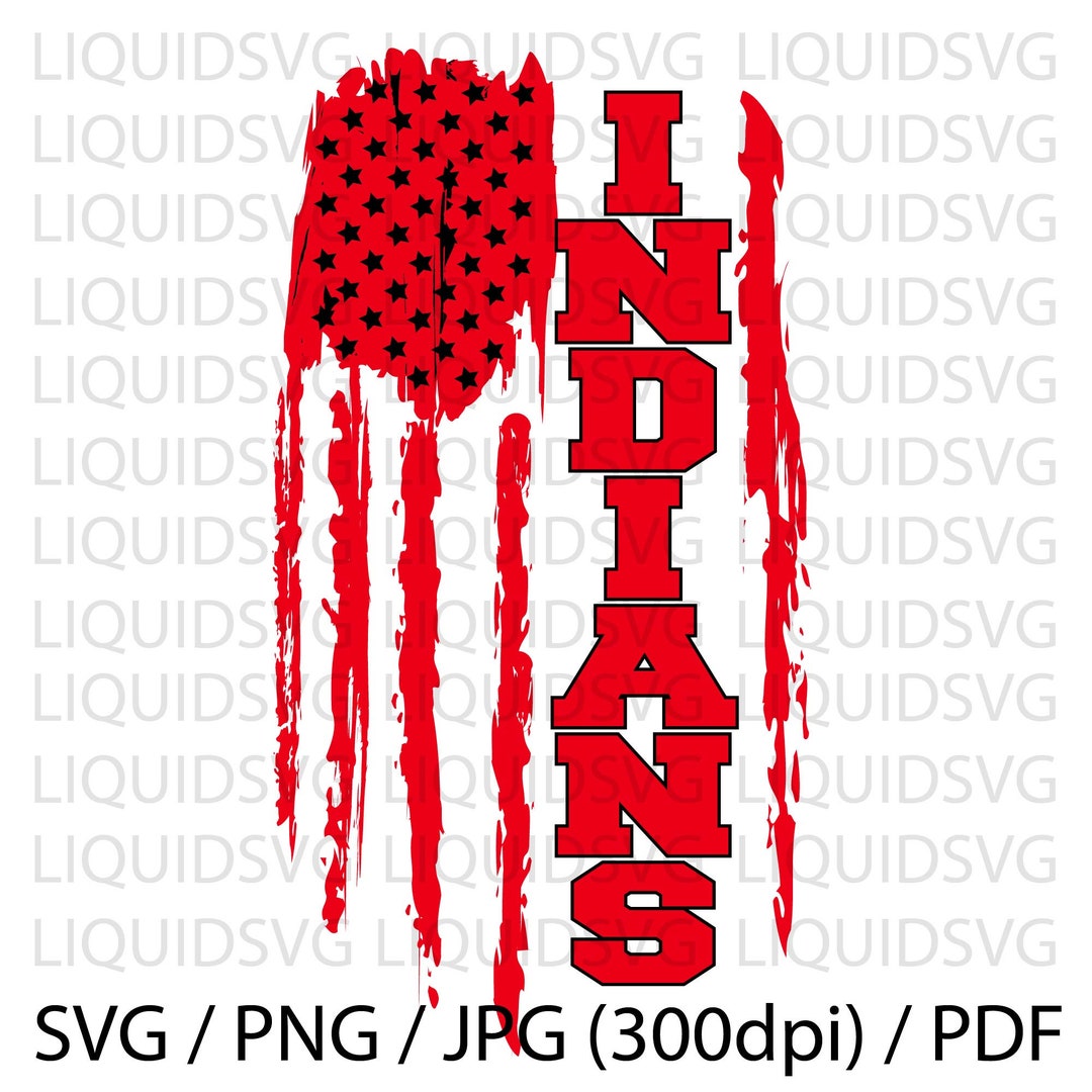 Indians SVG Indian Svg Indians Mascot Svg Indians Flag Svg Leopard ...