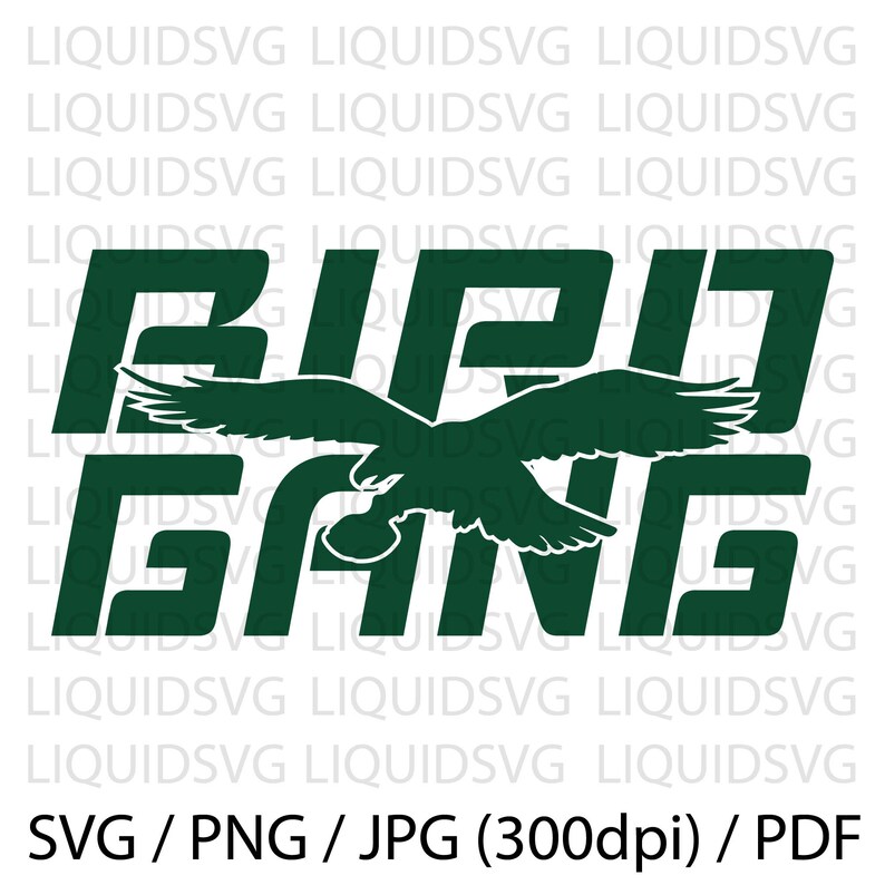 Bird Gang Eagle SVG PNG Football Eagles Philly Retro Philadelphia ...
