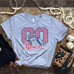 Go Braves Baseball SVG Braves Svg Go Leopard Braves Svg Braves Mascot ...