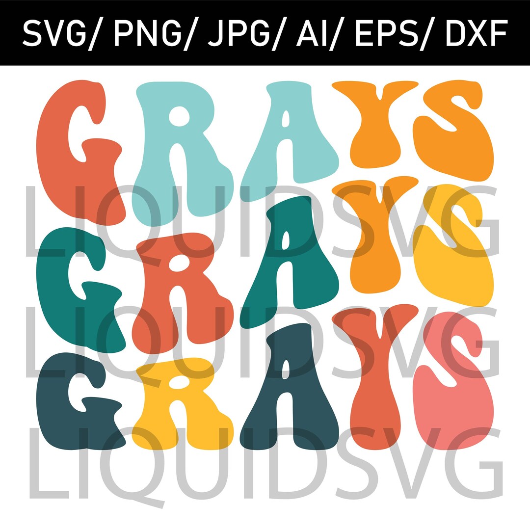 Grays Svg Grays Wavy Stacked Svg Grays Mascot Svg Team Mascot - Etsy ...
