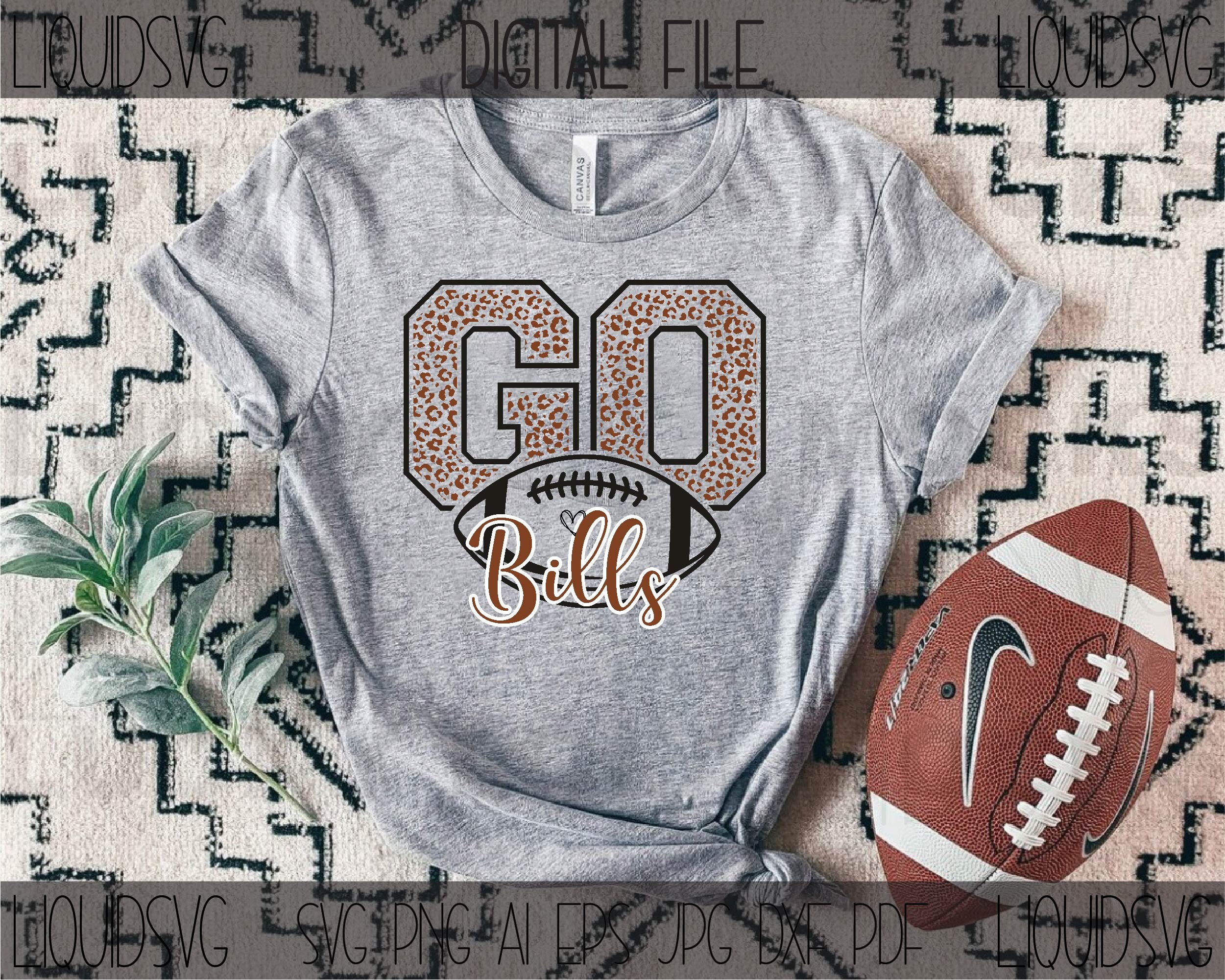 Go Bills Svg Bill Svg Bills Leopard Svg Bills Football Svg Bills ...