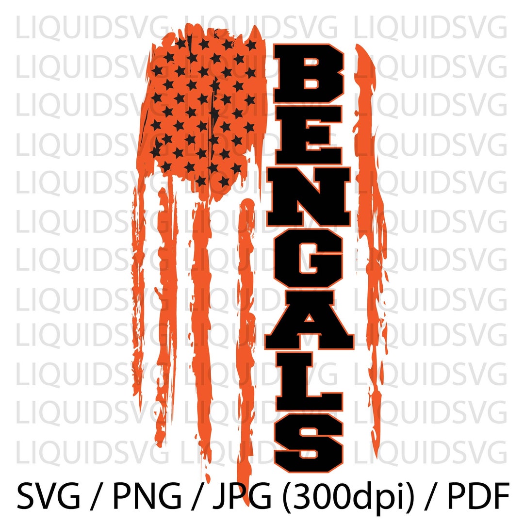 Bengals SVG Bengal Svg Bengals Mascot Svg Bengals Flag Svg Leopard ...