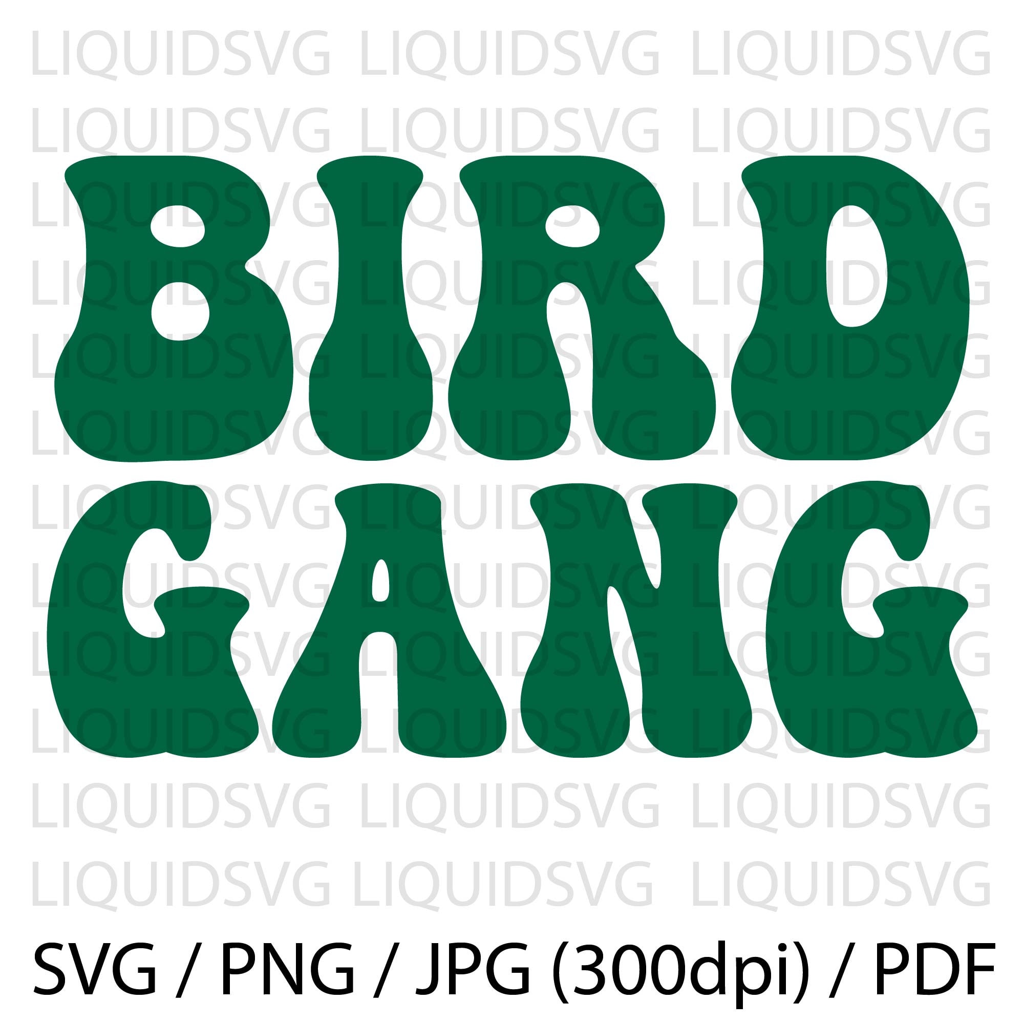 Bird Gang Eagle SVG PNG Football Eagles Philly Retro - Etsy