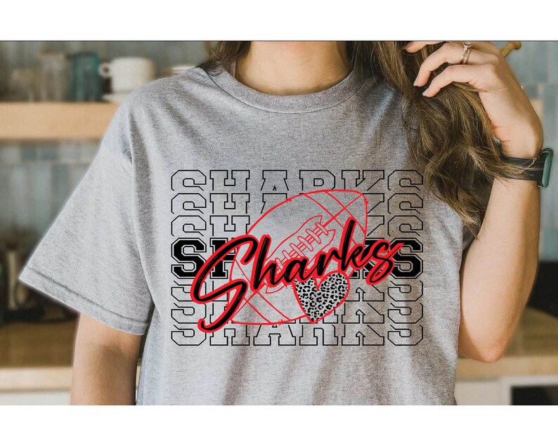 Sharks SVG Shark Svg Sharks Svg Football Svg Football Mascot,game Day ...