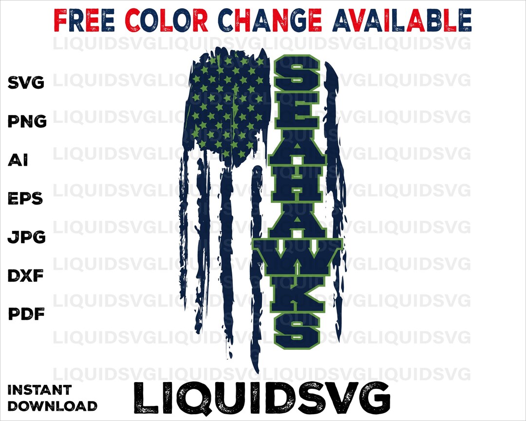 Seahawks SVG Seahawks Football Svg Seahawks Flag Svg Seahawks Cheer Svg ...