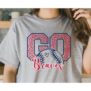 Go Braves Baseball SVG Braves Svg Go Leopard Braves Svg Braves Mascot ...